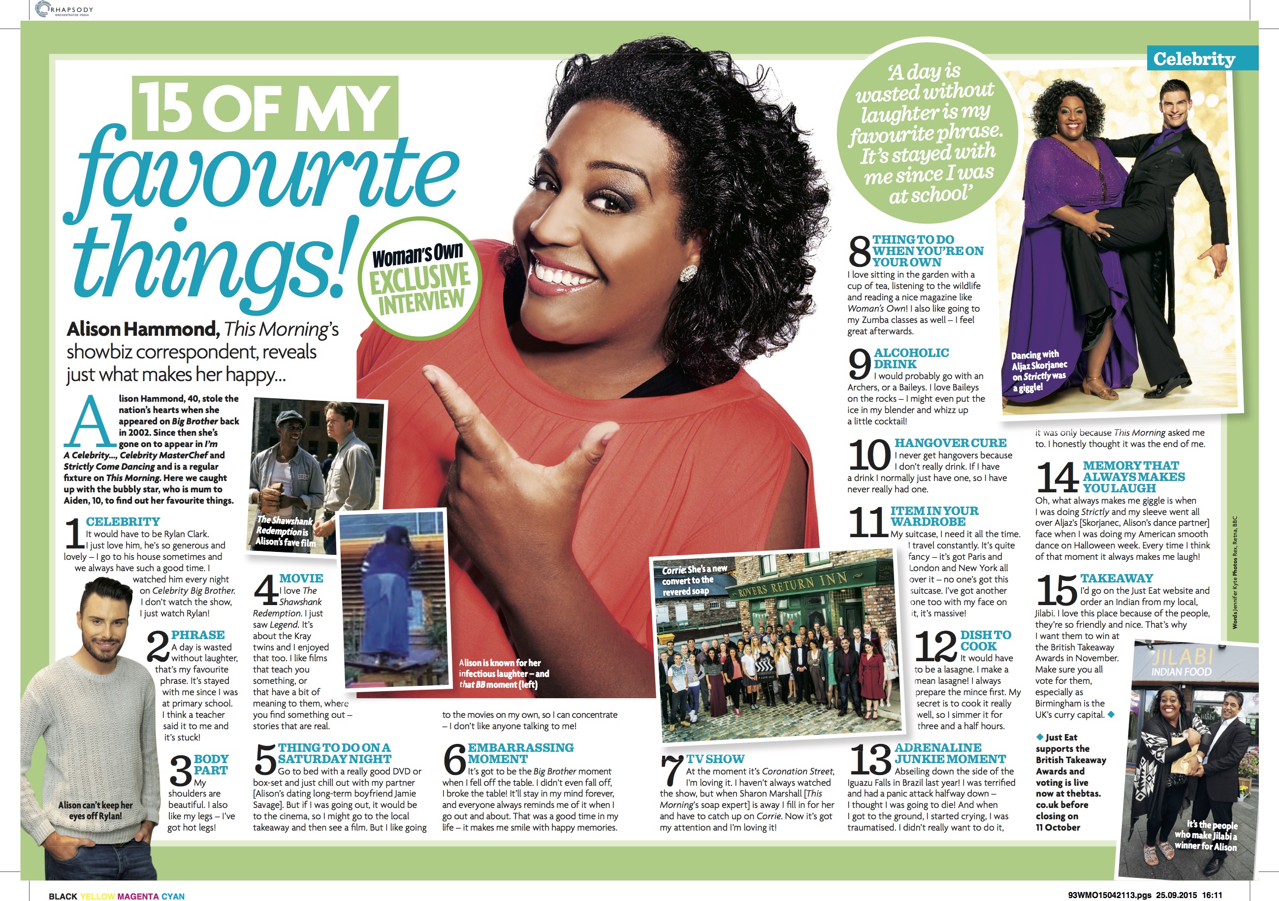 Alison Hammond: 15 of my favourite things! – Jennifer Kyte